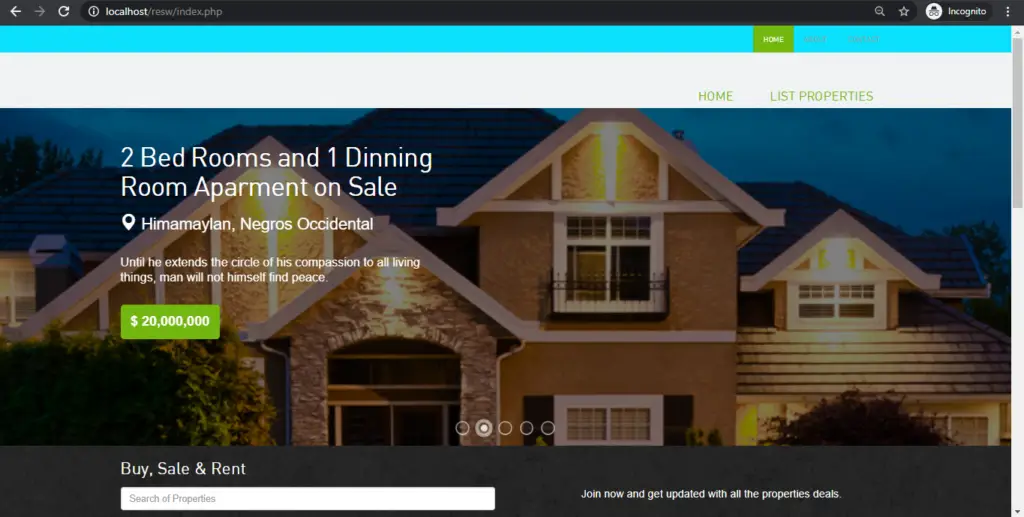 Real Estate Management System Project in PHP Free Download