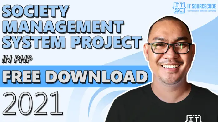 Society Management System Project In PHP Free Download - VIDEO