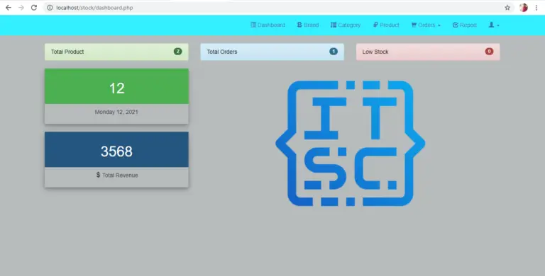 Stock Management System In PHP With Source Code