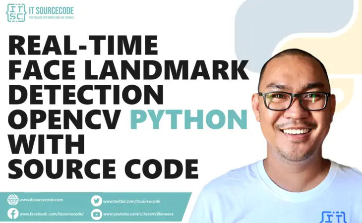 Real-Time Face Landmark Detection using OpenCV in Python
