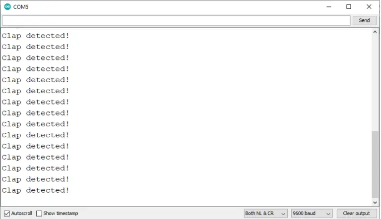 Sound Sensor Module Interfacing in Arduino