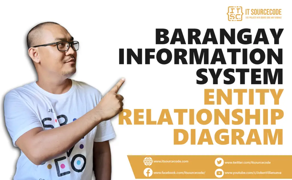 Barangay Information System ER Diagram - Itsourcecode.com