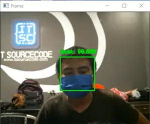 Real-Time Face Mask Detection with OpenCV Python Source Code
