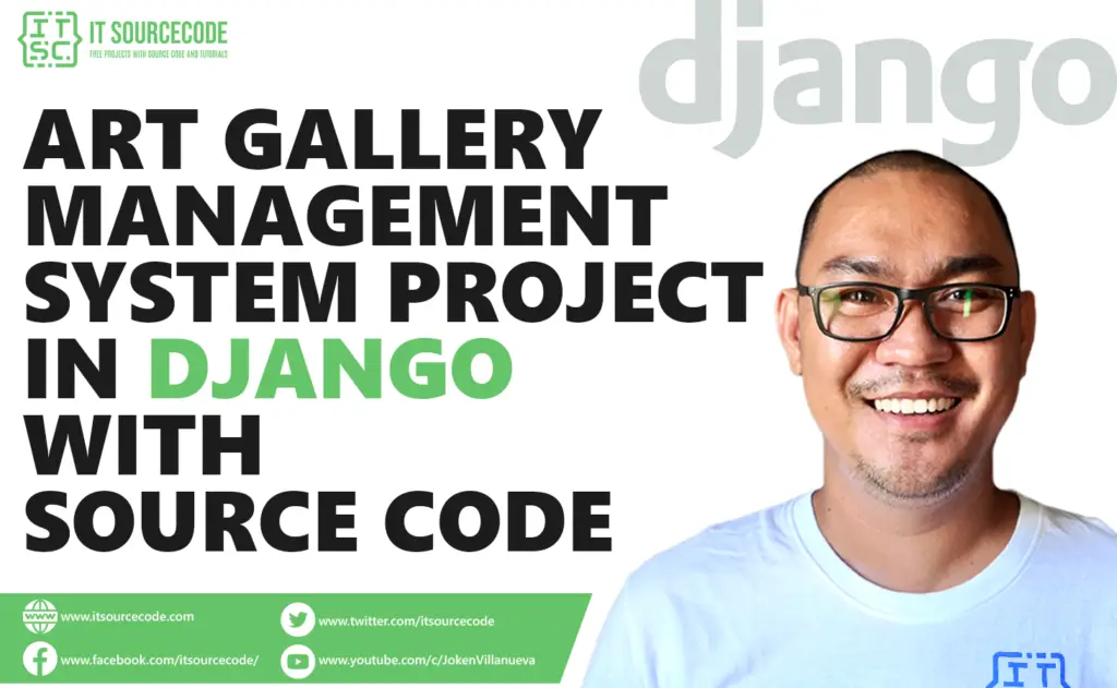 Art Gallery Management System Project in Django Source Code