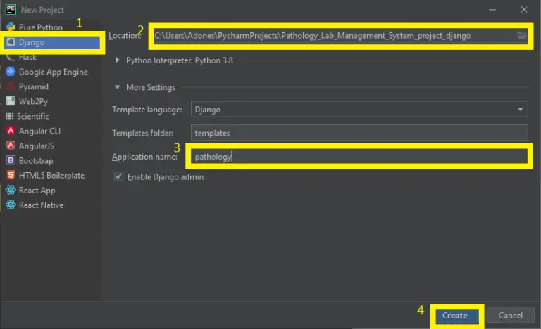 Pathology Lab Management System Project in Django with Source Code