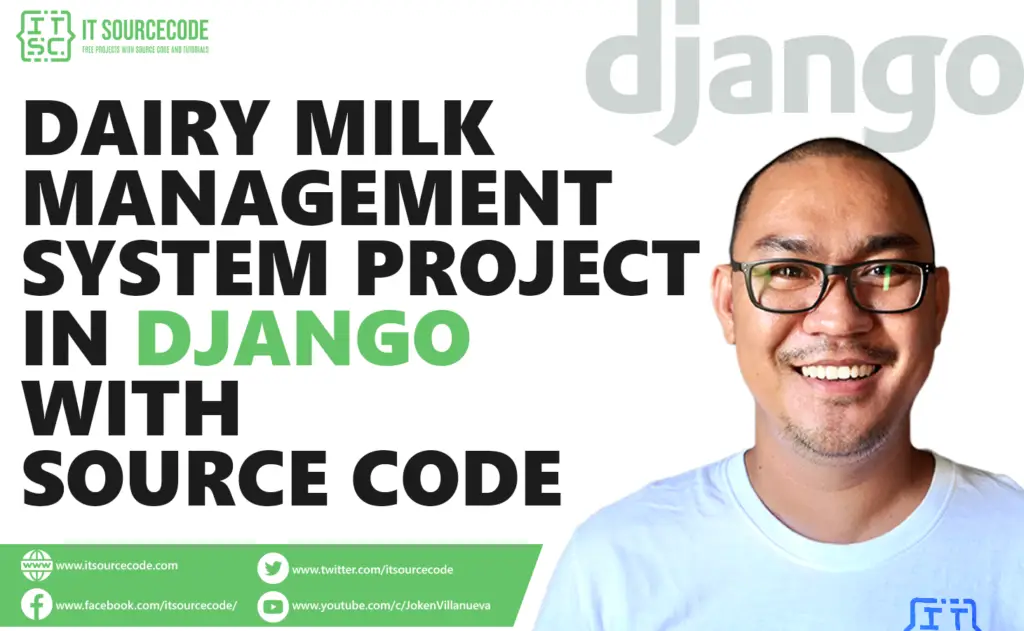 Dairy Milk Management System Project in Django with Source Code Video