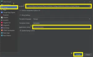 Django Online College Admission System with Source Code