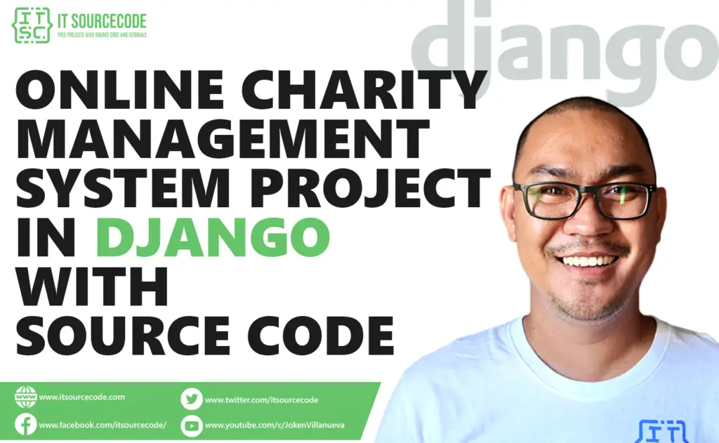 Online Charity Management System Project in Django with Source Code