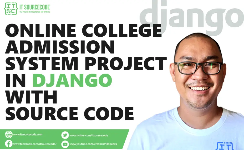 Django Online College Admission System with Source Code