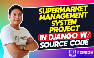 Supermarket Management System Project in Django with Source Code