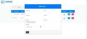 CRUD Vue JS Project with Source Code - Itsourcecode.com