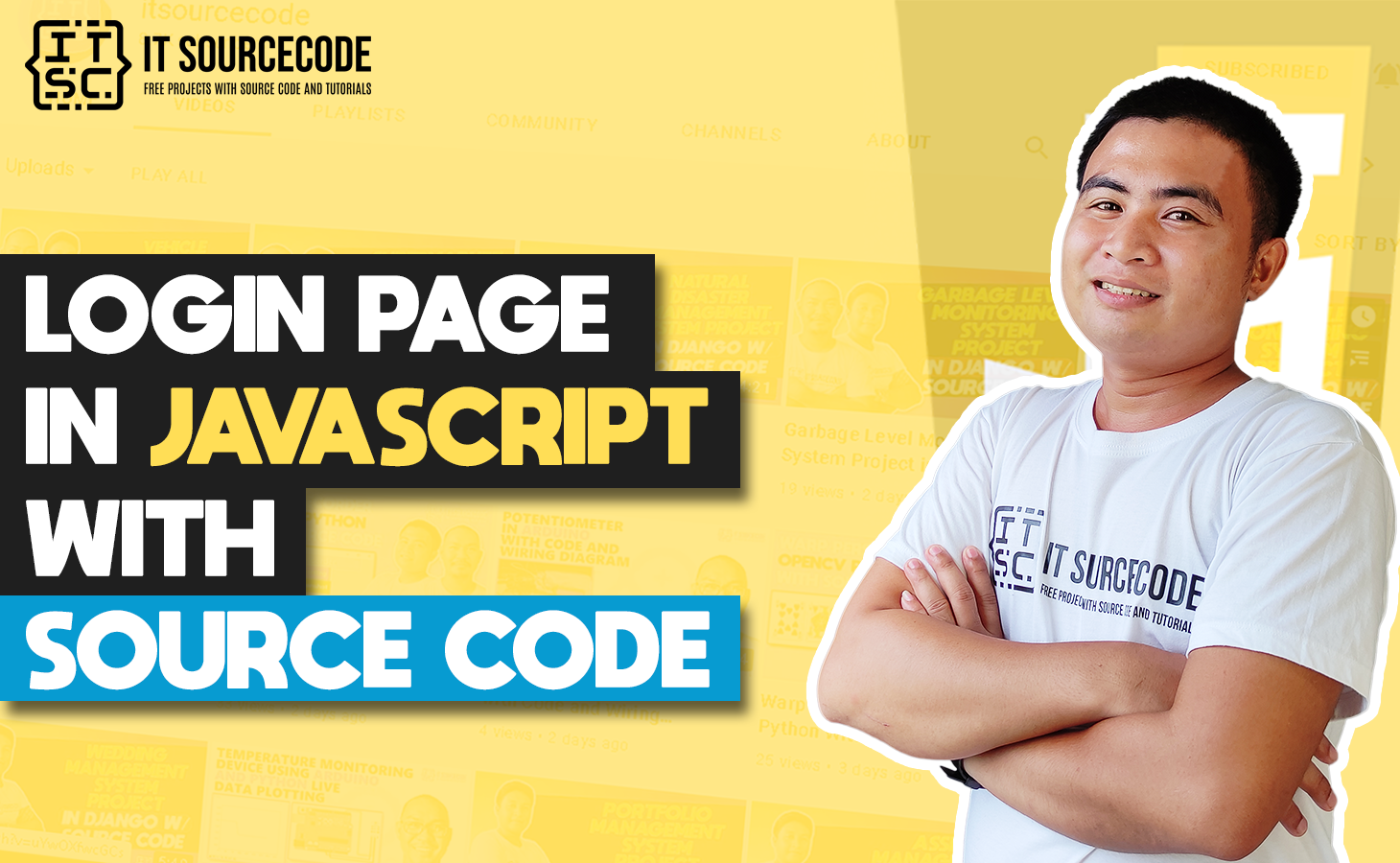 Login Page In Javascript With Source Code VIDEO 2021