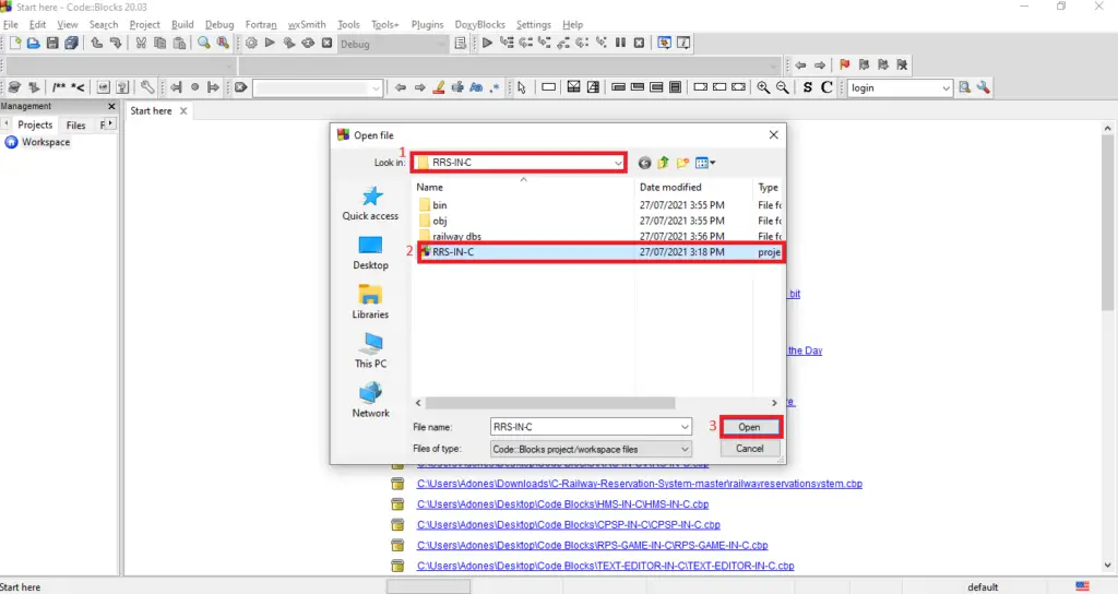 Railway Reservation System Project in C with Source Code
