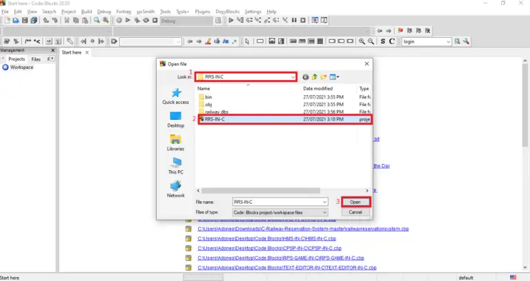 Railway Reservation System Project in C with Source Code