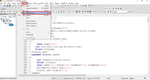 Cricket Score Management System in C with Source Code