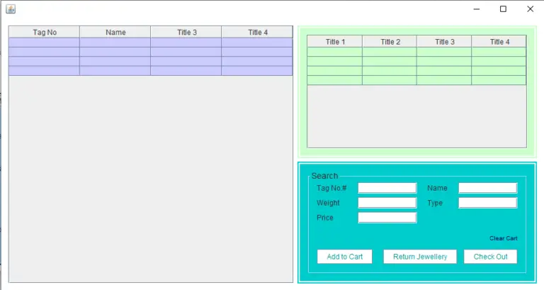 Jewellery Management System Project In Java With Source Code - VIDEO