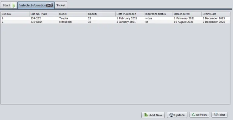 Transport Management System Project In Java With Source Code - VIDEO