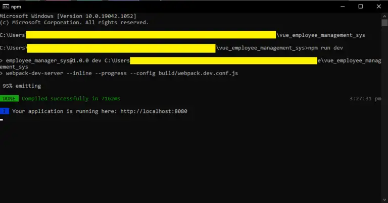 Employee Management System in VueJS 2022 - Itsourcecode.com