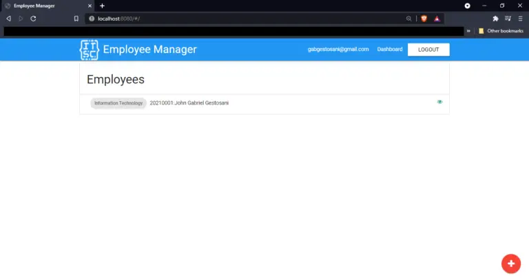 Employee Management System Project in Vue JS 2022 - Itsourcecode.com