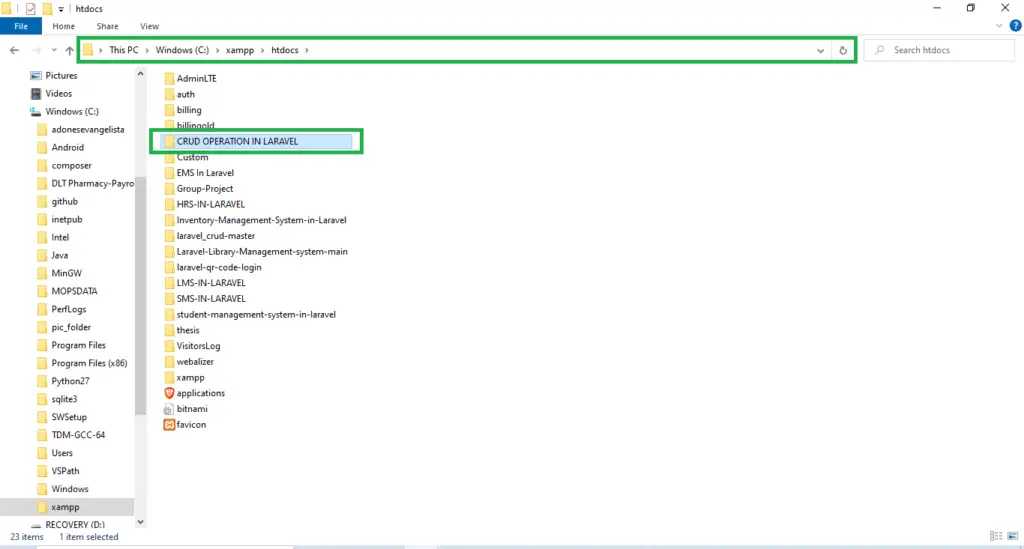 Crud Operation in Laravel With Source Code