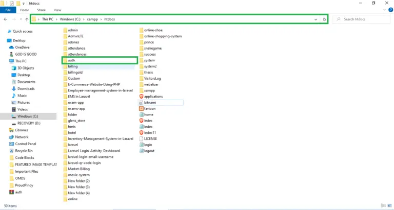 Laravel Login Page With Source Code