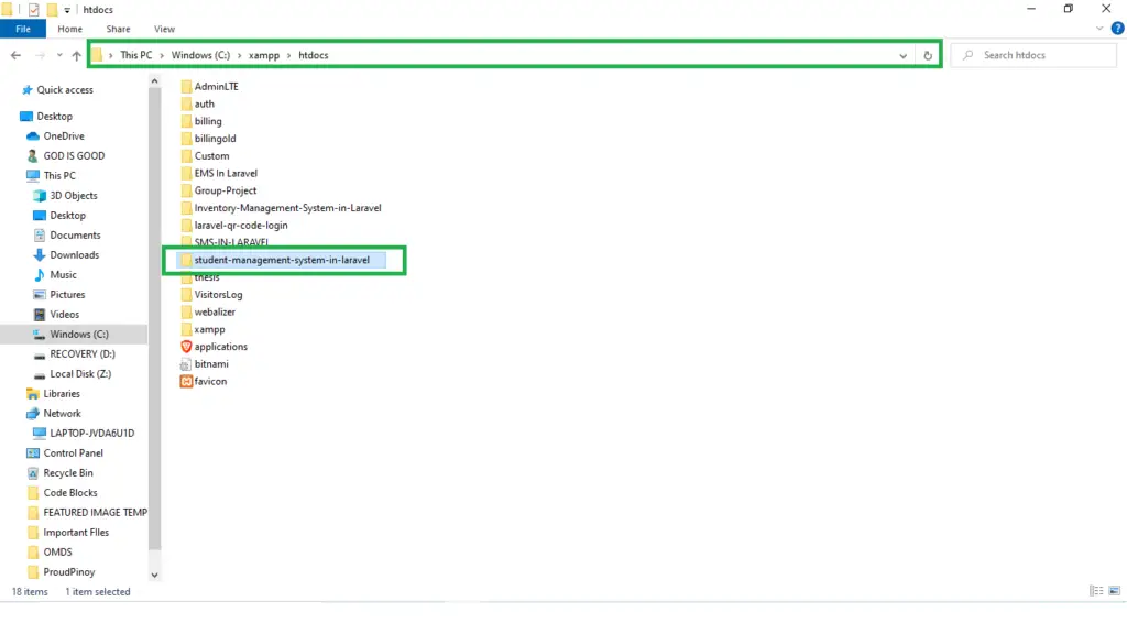 Student Management System in Laravel With Source Code