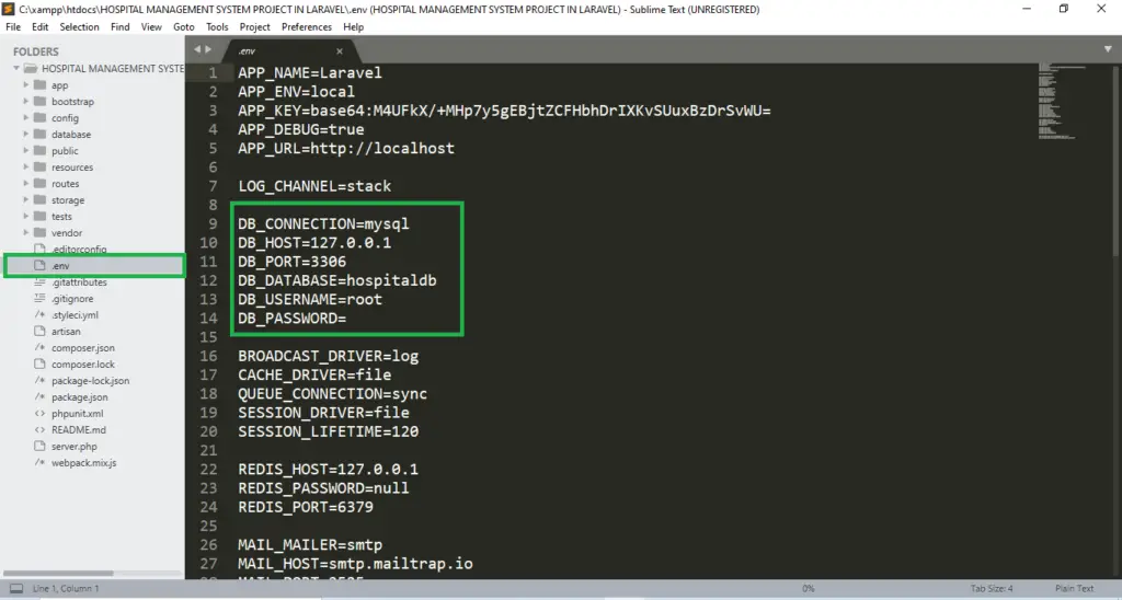 Hospital Management System Project in Laravel With Source Code - 2022