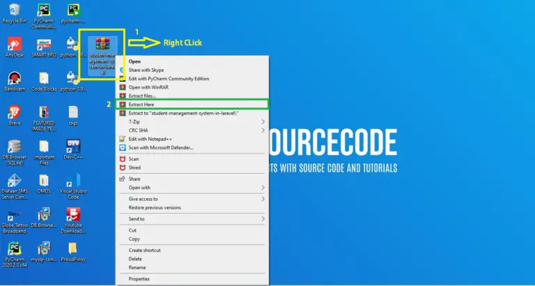 Student Management System in Laravel With Source Code