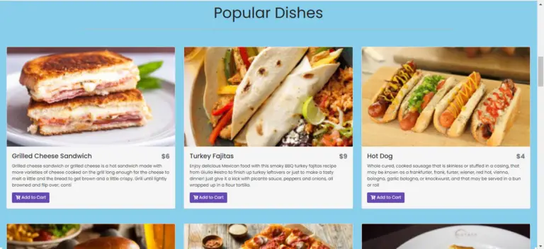 Complete Online Food Ordering System In Codeigniter