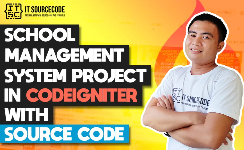 School Management System in PHP CodeIgniter with Source Code