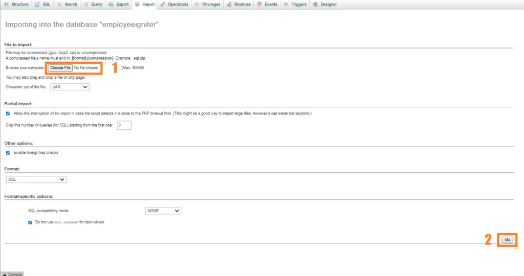 Employee Management System Project In CodeIgniter