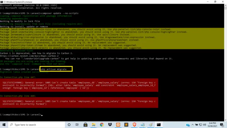 Employee Management System In Laravel With Source Code