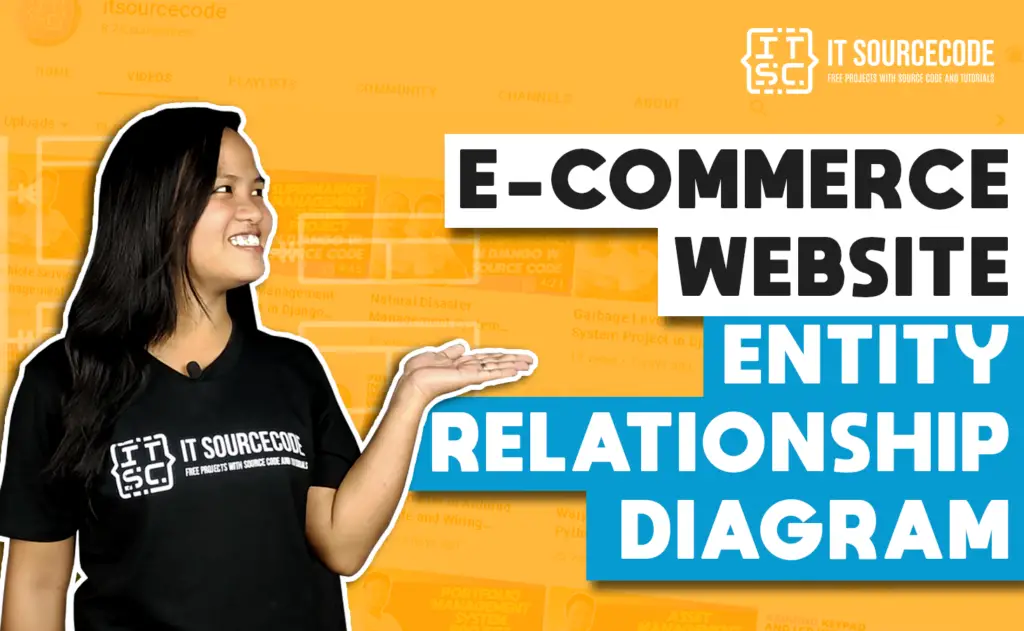 ER Diagram for E-commerce Website - Itsourcecode.com