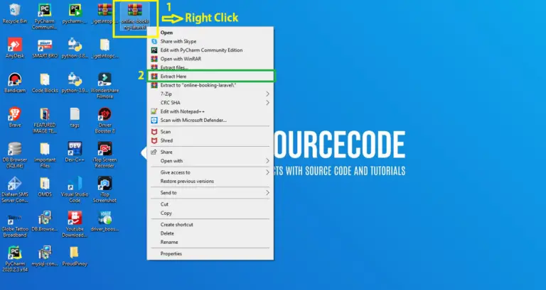 Online Booking System Project in Laravel with Source Code