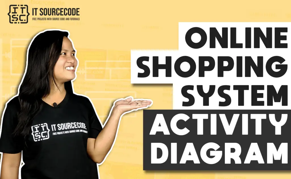 Activity Diagram for Online Shopping System - Itsourcecode.com