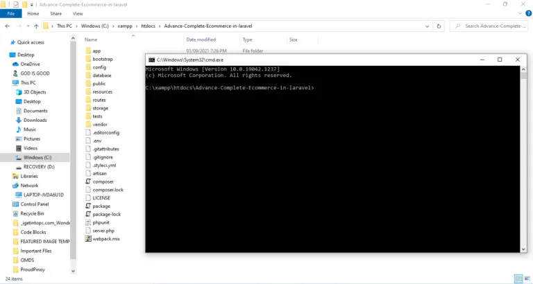 [Complete] Laravel Ecommerce Project with Source Code