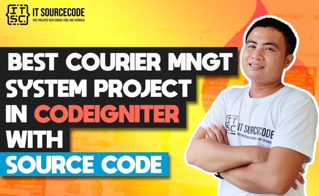 Courier Management System Project In CodeIgniter [Source Code]