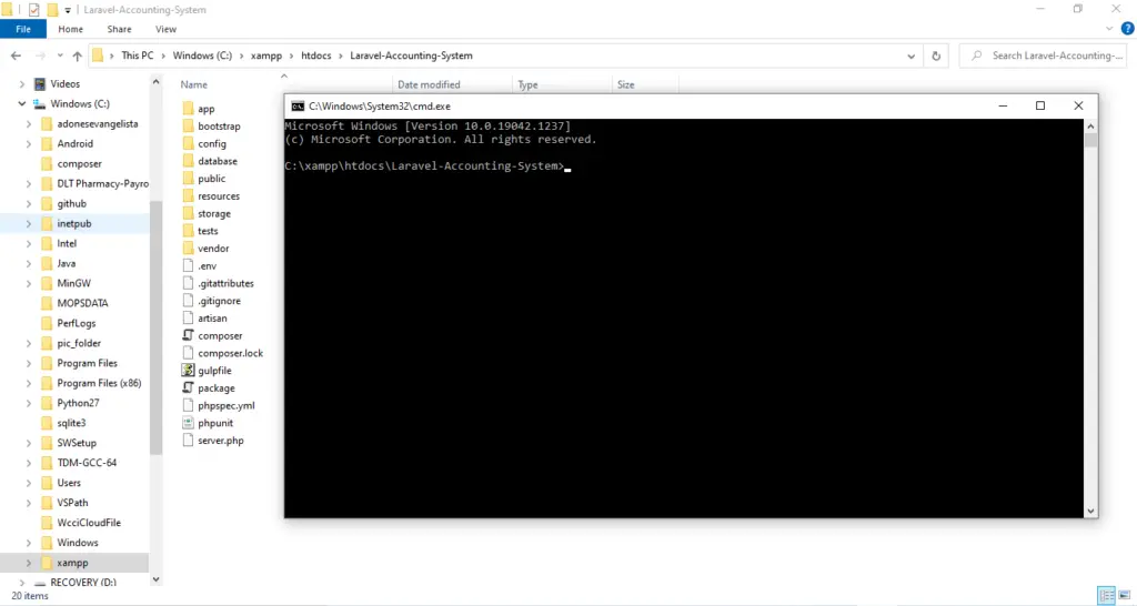 Accounting System Project in Laravel with Source Code
