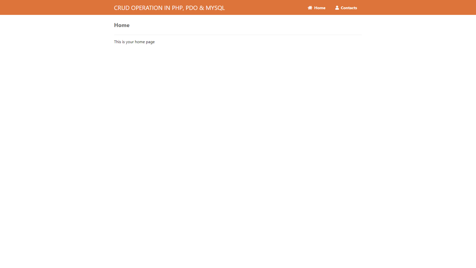 CRUD in PHP and MySQL with Source Code