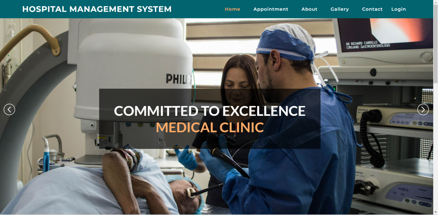 Hospital Management System Project In Asp Mvc