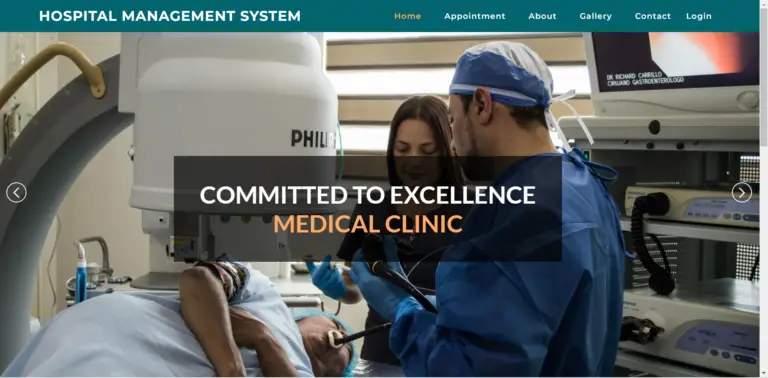 Hospital Management System Project in ASP.Net MVC