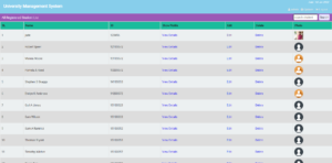University Management System In PHP FREE Download
