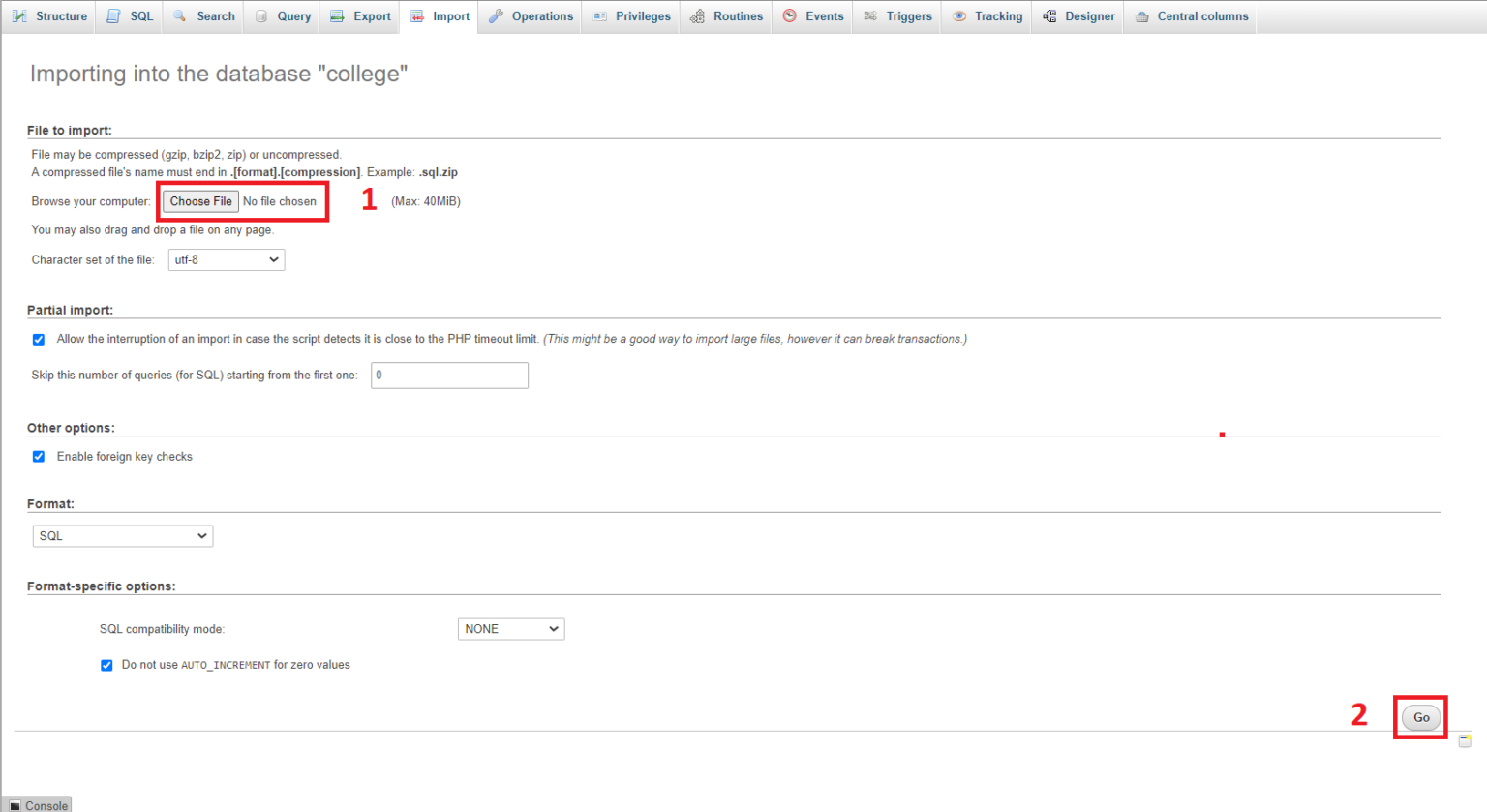 College Management System Project in PHP and MySQL