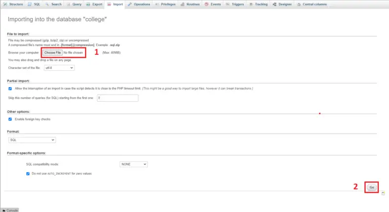 College Management System Project In Php And Mysql