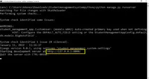 [Advance] Django Student Management System with Source Code