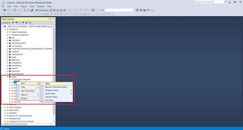 Login Code In C# with SQL Server Free Source Code