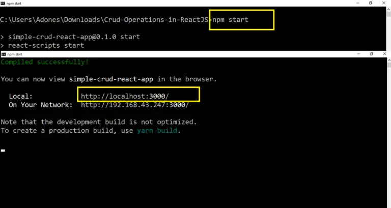Crud Operation In React Js With Source Code