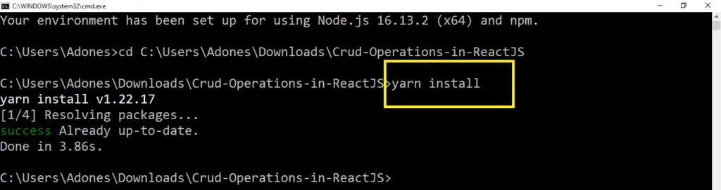 CRUD Operation in React JS with Source Code