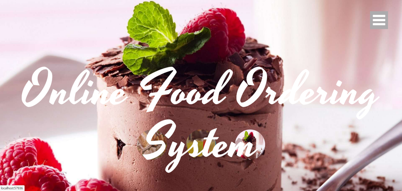 Online Food Ordering System Project in ASP.net FREE Download