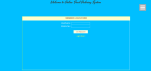 Online Food Ordering System Project in ASP.net FREE Download